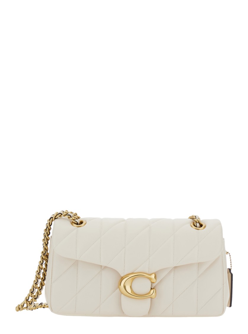 Coach Quilted Tabby Shoulder Bag 26 With Chain In Neutral | ModeSens