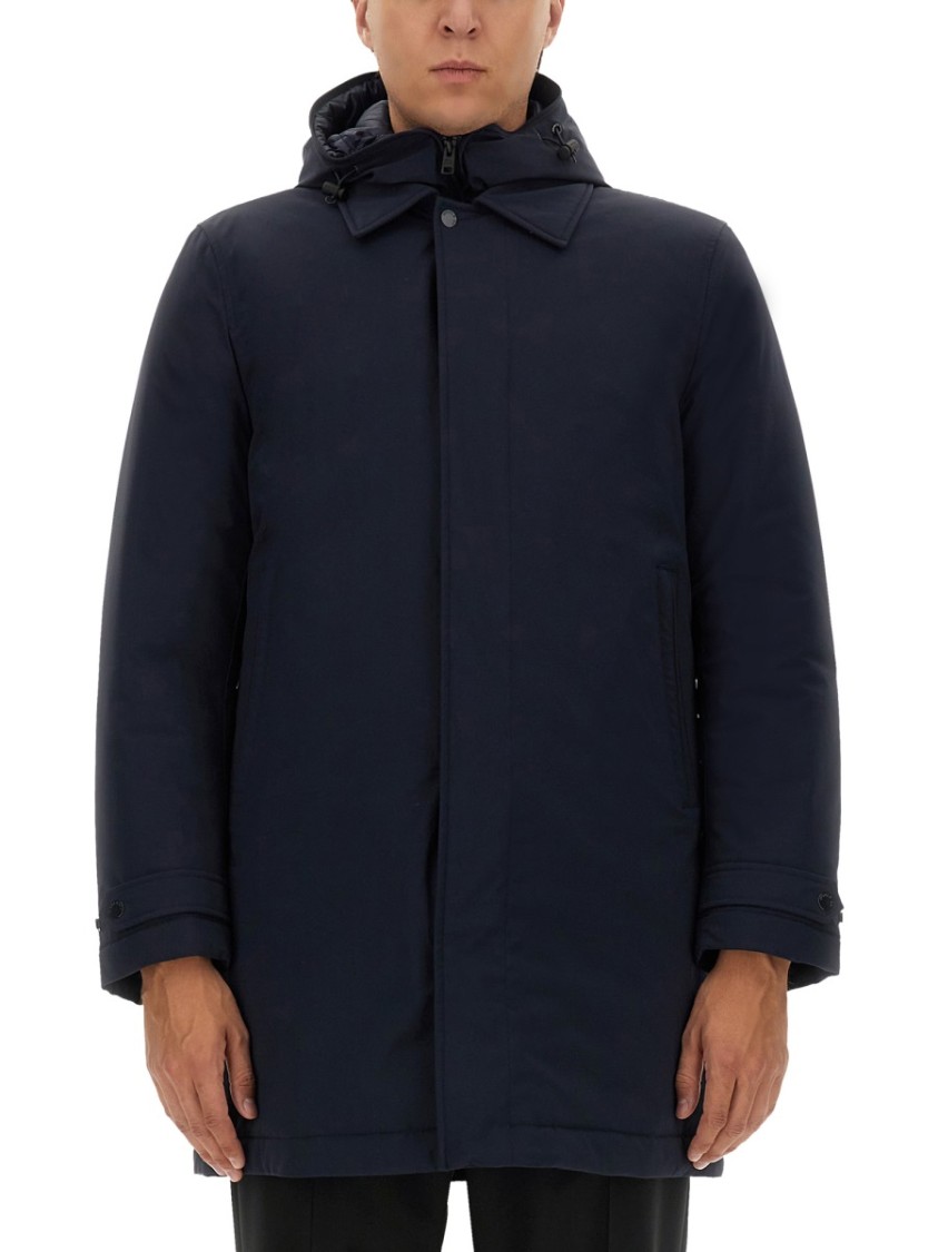 Woolrich Stretch 2in1 Carcoat In Blue | ModeSens